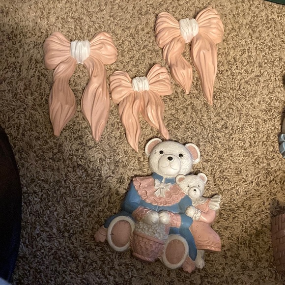 Homco | Wall Decor | Vintage Homco Wall Decor 4pcs | Poshmark